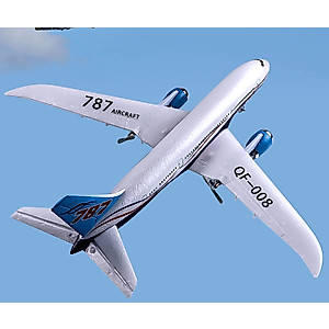 OTXKOO Remote Control Airplane, 2.4Ghz DIY 3 Channels RC Plane, Remote Control Airplane Ready to Fly, RC 787 Dreamliner for Advanced Wingspan 550mm （2 Batteries