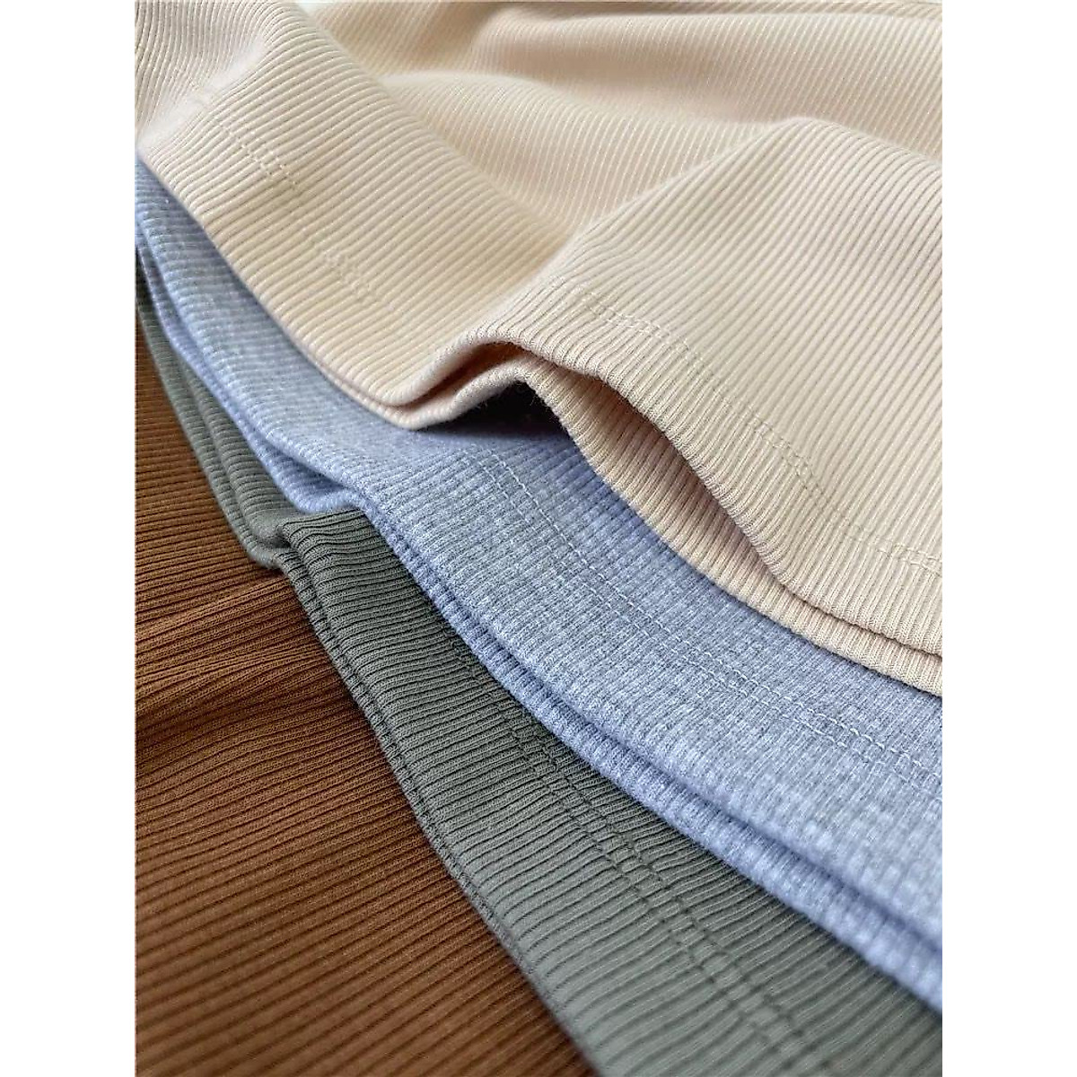 GEMBERA Womens Sleeveless Racerback High Neck Casual Basic Cotton Ribbed Fitted Tank Top White S