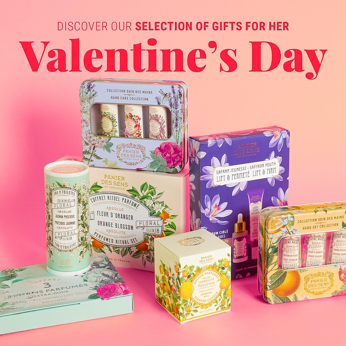 Panier des Sens - Rose Eau de Toilette - Valentines Day Gifts for Women - Light Rose Perfume for Women - Floral Fragrance - Gift Ideas for Her - Parfum Made in France – Hair & Body Spray 1.7 Floz