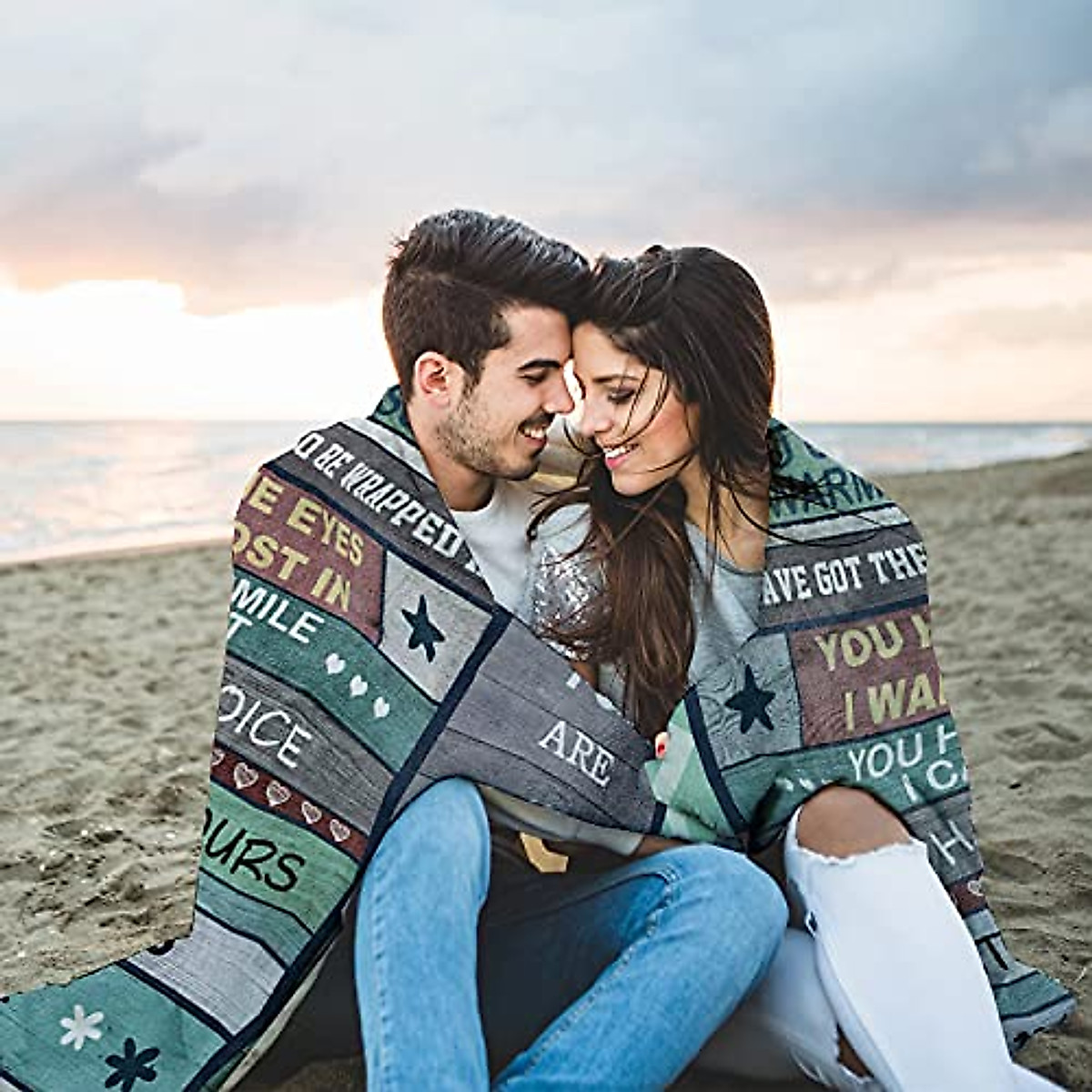 Ivivis Gifts for Boyfriend to My Boyfriend Blanket from Girlfriend, Boyfriend Gifts for Christmas, Romantic Anniversary Valentines Birthday Gifts for Boyfriend Him, Fleece Throw Blankets 60"x50"