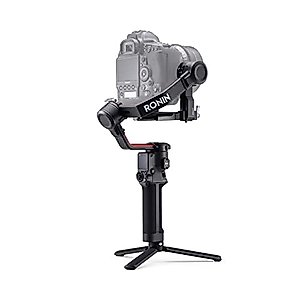 DJI RS 2 - 3-Axis Gimbal Stabilizer for DSLR and Mirrorless Cameras, Nikon, Sony, Panasonic, Canon, Fuji, 10lbs Tested Payload, 1.4” Full-Color Touchscreen, Carbon Fiber Construction, Black
