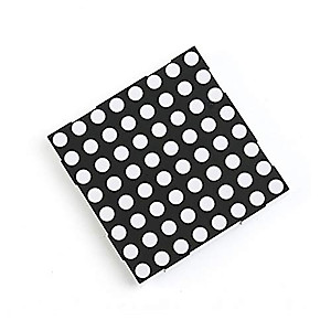 Treedix 64 LED Dot Matrix Display Compatible with Arduino MAX7219 LED Dot Matrix Module, RED (10pcs)