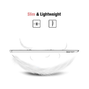 Fintie Case for iPad 10.2 Inch 9th Generation (2021) / 8th Generation (2020) / 7th Gen (2019)- Lightweight SlimShell Stand Cover with Translucent Hard Back Protector, Auto Sleep/Wake, Marble White