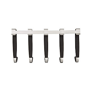 Umbra Schnook Steel Over-the-Door Multi-Hook, 5-Hook