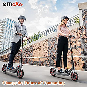 Electric Scooter Adults 18.5 MPH, 350w Electric Scooter with 17-22 Miles Range, 8.5" Solid Tires, Dual Brake System & 15° Climbing Ability, Folding Commuter Scooter for Adults