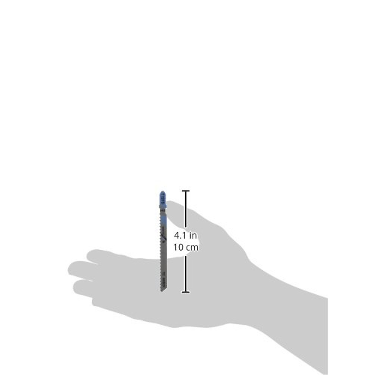Bosch T127D100 100 pieces 4 In. 8 TPI Special for Aluminum T-Shank Jig Saw Blades