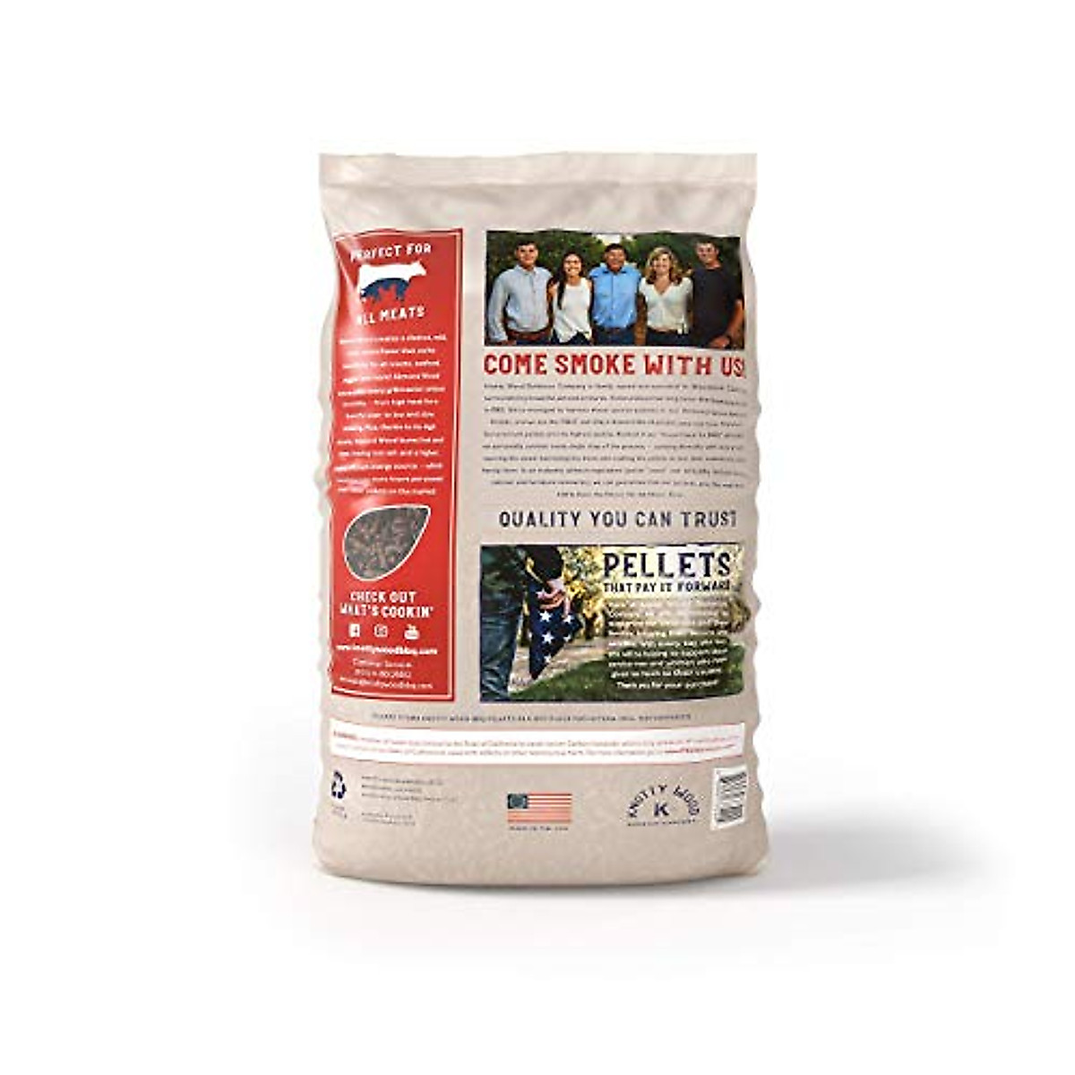 100% Pure Almond Wood Barbecue Grilling Pellets - 20 lbs