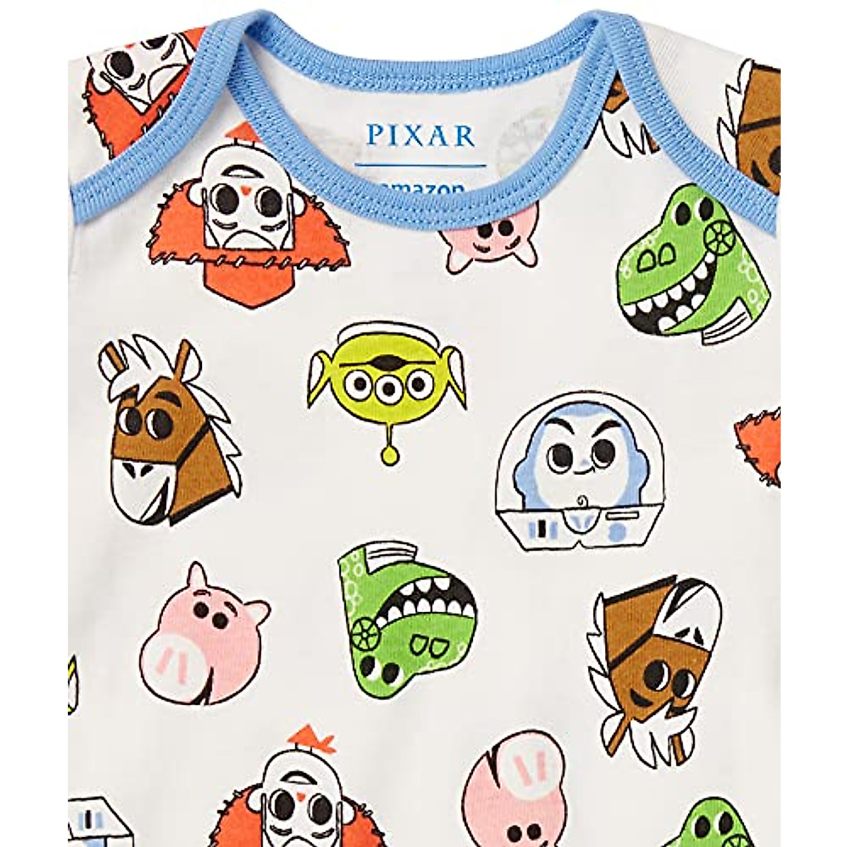 Amazon Essentials Disney | Marvel | Star Wars Baby Boys' Short-Sleeve Bodysuits, Pack of 6, Toy Story Play Nice, 12 Months