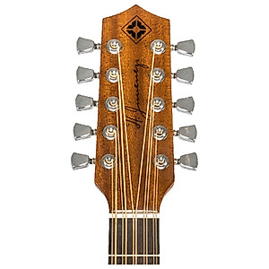 H Jimenez Bajo Quinto LBQ1EBF Black Flame Maple Acoustic Electric w/Gig Bag, Cl