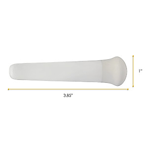 EISCO Replacement Pestle, 3.85" Length - Mortar & Pestle Sets - Heavy Duty - Unglazed Grinding End - Excellent for Kitchen or Laboratory - Grinds Herbs & Spices - Pill Crusher