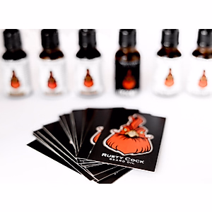 Rusty Cock Beard Oil - Funny Name/Serious Beard Care (Gunpowder & Lead Scent) - Our Smokin' Barrel