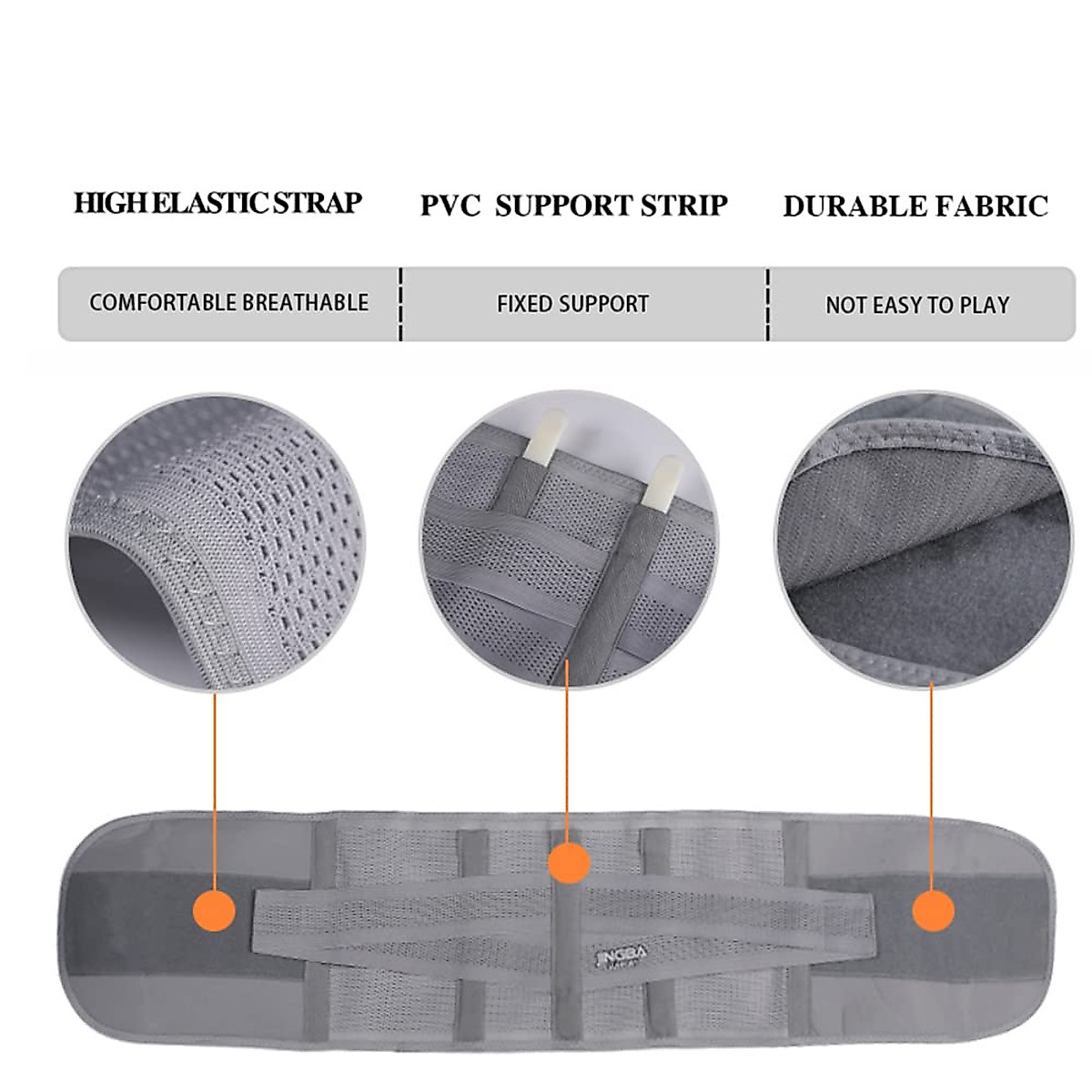 JINGBA Waist back support -Adjustable Back Waist Support Belt - Relief for Back Pain, Herniated Disc, Sciatica, Scoliosis and more! fitness sports Waist back support belts (XXL)