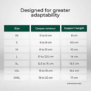 Ortocanis - Dog Carpal Support Brace - Carpal Instability or Osteoarthritis - Stabilizes and Reduces Pain - with Two Immobilization Splints - Made of Neoprene - Size XXL 15-19 cm