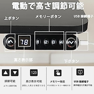 Suhapup Electric Height Adjustable Standing Desk, 59 L-Shaped Sit - Stand Desk for Work or Home Office Push Button Memory Settings Black Splice Board/Black Frame