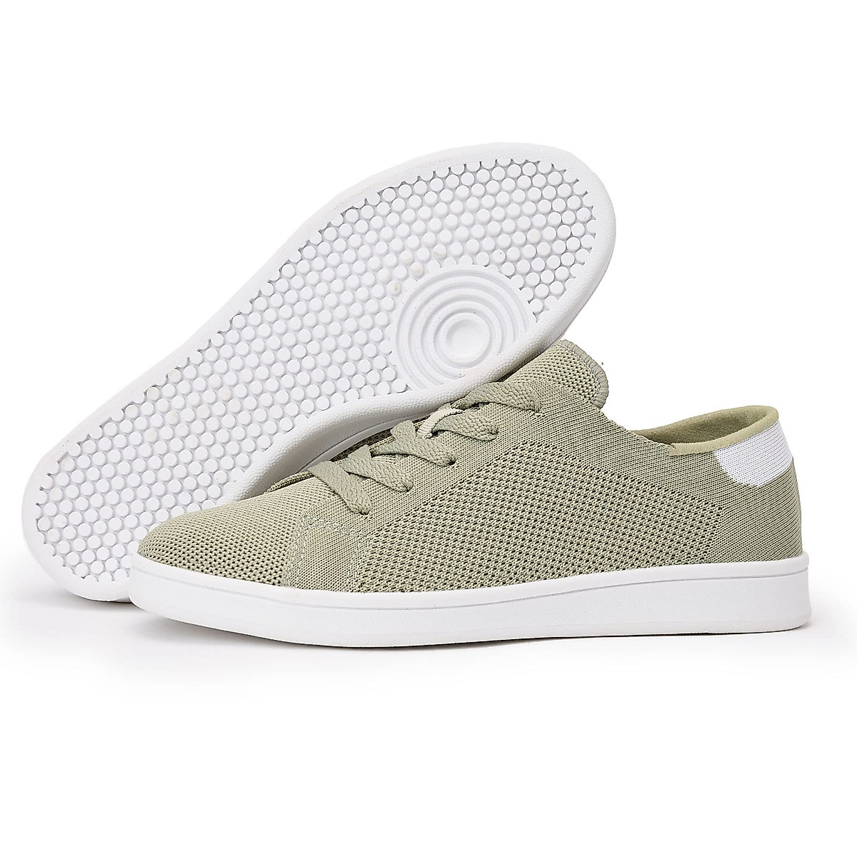 Wryweir Women's Casual Tennis Walking Shoes-Fashion Comfortable Drving Sneaker, Green US 10