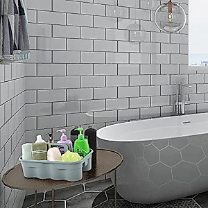 Doryh 4 Pack Easy to Carry Cleaning Caddy, Gray Caddy for Cleaning Products