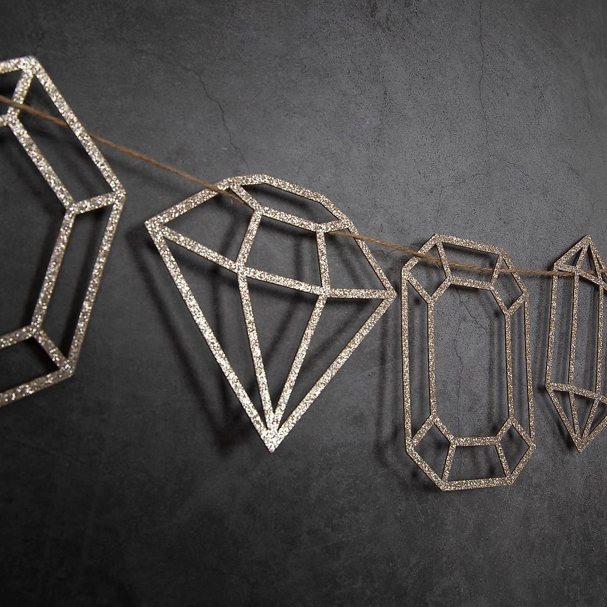 Gems Glitter Banner, Gemstone Themed Birthday Party Decor, Bride To Be Decorations, Jewels Party, Bridal Shower Decorations, Bachelorette Party Banner