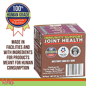 Licks Pill Free Senior Cat - Joint Support & Digestion Supplement for Senior Cats - Immunity Vitamins & Heart Health Supplements for Older Cats - Gel Packets - 30 Use