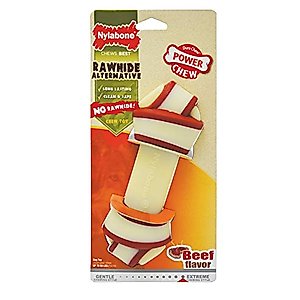 Nylabone Power Chew Rawhide Knot Chew Bone Large - Up to 50 lbs.