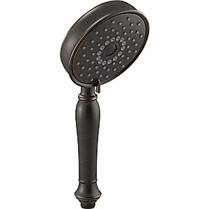 KOHLER 22163-2BZ Bancroft Multi-Function Handshower, Handheld Showerhead with 3 Spray Settings, 2.5 GPM, Oil-Rubbed Bronze