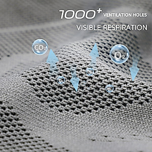 STQ Walking Shoes Women Comfortable Slip On Sneakers Lightweight Mesh Casual Work Loafer Light Grey Pink US 8