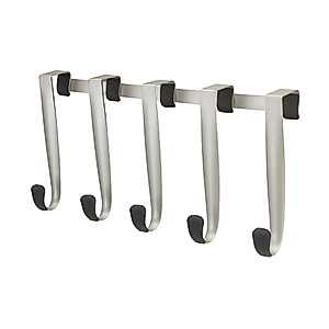 Umbra Schnook Steel Over-the-Door Multi-Hook, 5-Hook