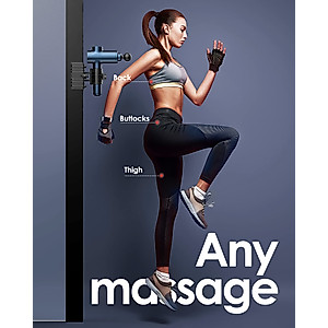 JOJOSEE Massage Gun Holder for Back, Hands Free Percussion Muscle for Self Massage, Compatible with Most Design for Massage Hard-to-Reach Area Holder ONLY