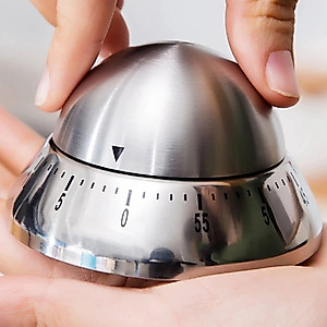 Kitchen Cooking Timer, Mechanical Rotating Timer Clock Durable Kitchen Accurate Timing Reminder, Kitchen Essentials Timer with 70db Loud Alarm