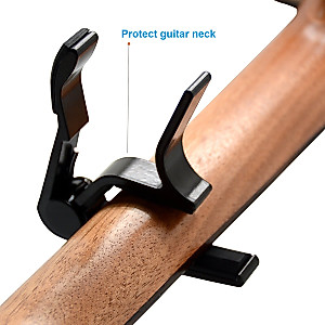 6-String Acoustic & Electric Guitar Capo- Single Handed Capo (MA-12-F)