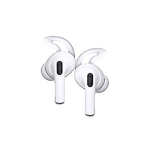 Ear Hooks for Airpods Pro, Culoda Anti-Slip Protective Case Cover for Apple AirPods Pro(DO NOT Fit for Charging Case) - 3 Pairs(White)