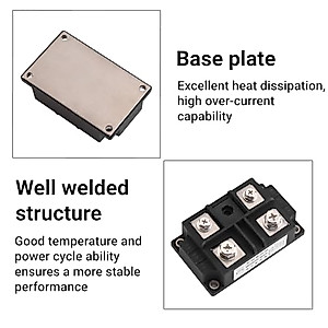1pc Singe Phase Rectifier Module Rectifier diode Bridge 4 Terminals MDQ 400A/1600V
