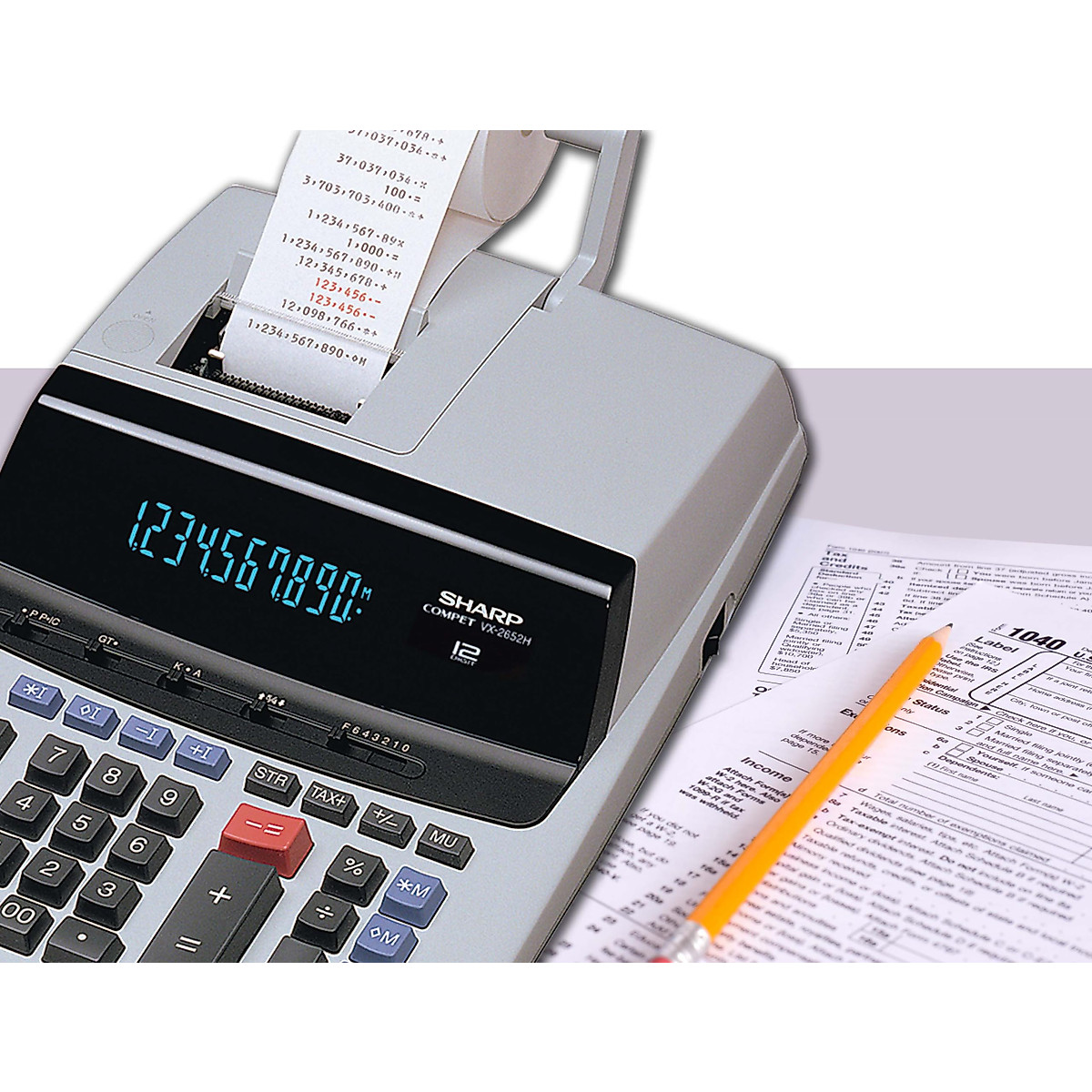 Sharp(R) VX-2652H Commercial-Use Calculator