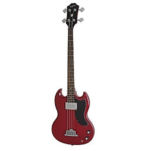 Epiphone SG Bass E1 Electric Bass Guitar, Cherry Red