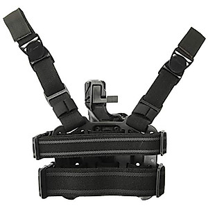 BLACKHAWK Serpa Level 3 Tactical Black Holster, Size 00, Right Hand (Glock17/19/22/23/31/32)