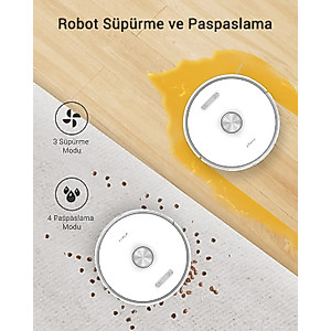 Ultenic T10 Robot Vacuum Self Emptying, Robot Vacuum and Mop Combo, 60-Day Capacity, LiDAR Navigation, 3000Pa Strong Suction, APP & Remote & Alexa Control, Ideal for Pet Hair, Hard Floor and Carpet