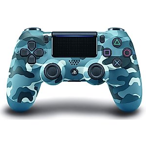 DualShock 4 Wireless Controller for PlayStation 4 - Blue Camouflage (Renewed)