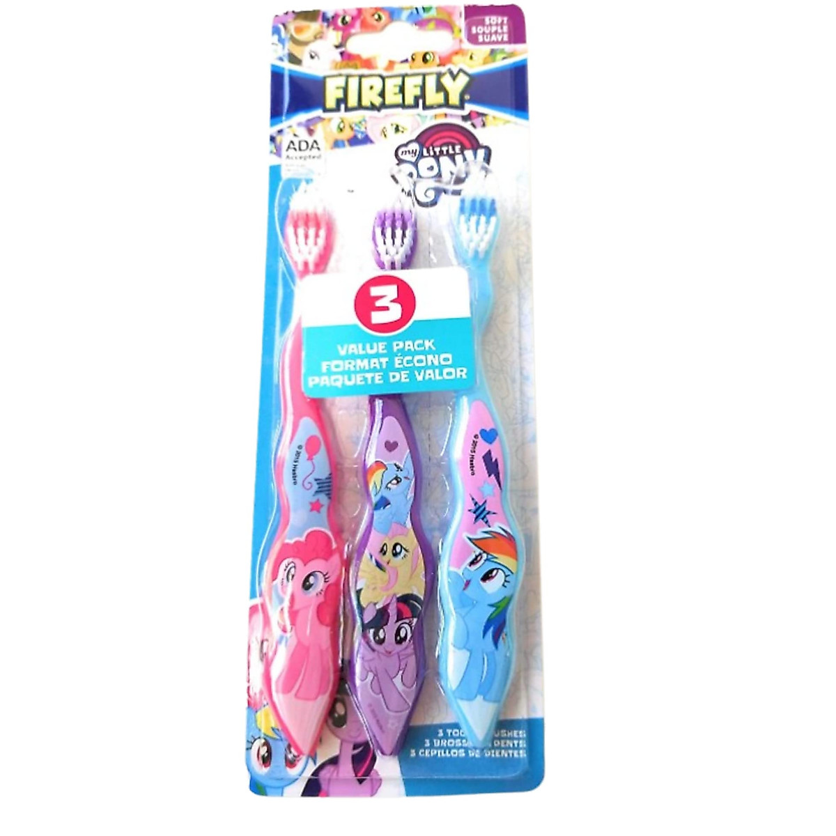 Firefly My Little Pony Toothbrush 3 pack
