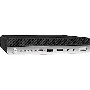 HP EliteDesk 800 G3 Desktop Computer Intel Core i5-7500T 2.7GHz 8GB DDR4 SDRAM 256GB SSD Windows 10 Pro 64-bit (English) - Mini PC Model 1FY84UT#ABA