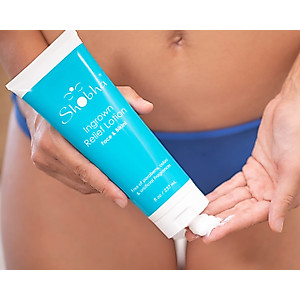 Shobha Ingrown Relief Lotion – One-Step Ingrown Hair Treatment – Post Waxing Hair Bump Remover - Skin Care Product for After Face, Body and Bikini Hair Removal, 8 oz