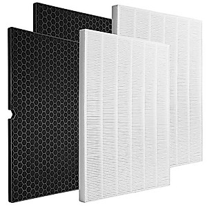 DerBlue 2 Set Filter H Replacement Compatible with Winix 5500-2 Compare to Part # 116130