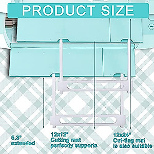 Extension Tray for Cricut Explore Air 2 Explore 3, Tray Extender Compatible with Cricut Explore Series, 12x24 & 12x12 Cutting Mat Extender Support for Cricut Explore Series