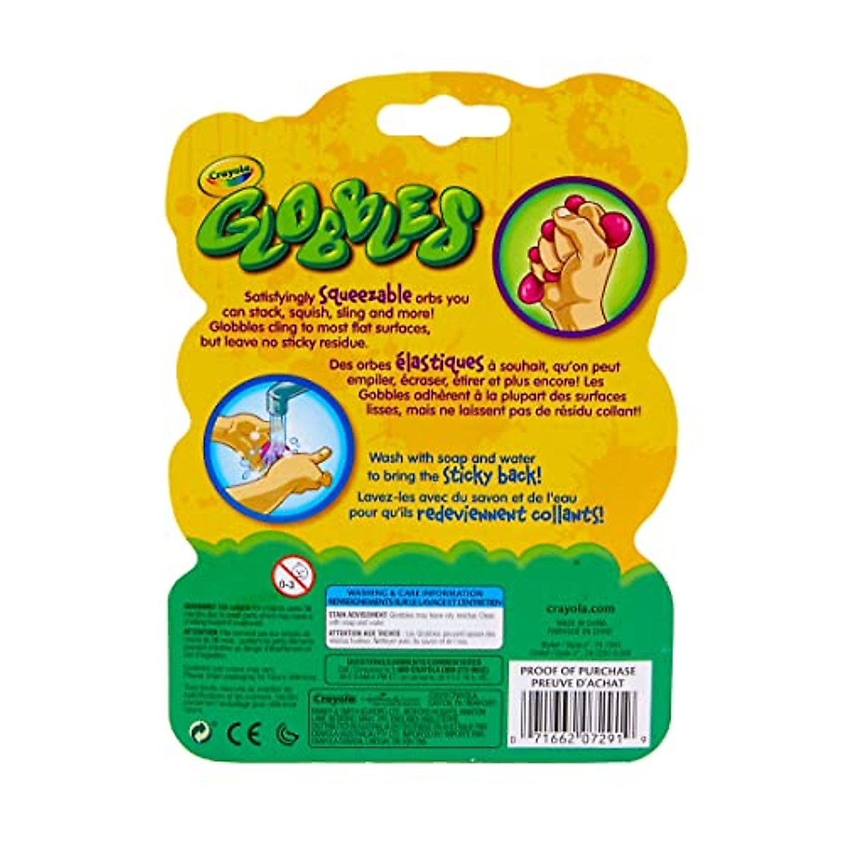 Crayola 74-7291 Globbles 3 in a Package, Assorted Colors