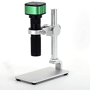 WSJIE Aluminum Alloy Stand USB Microscope Stand Holder Bracket Mini Foothold Table Frame for Microscope Repair Soldering (Color : A, Size : See Figure)