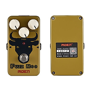 MOEN AM-FZ Fuzz Moo Fuzz Guitar Effect Pedal True Bypass Full Metal Shell With TONE Knob