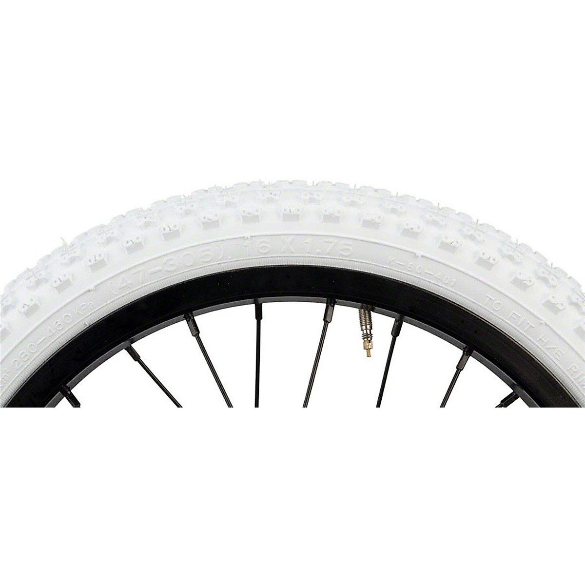 Kenda Mx K50, Tire, 16''X1.75, Wire, Clincher, White