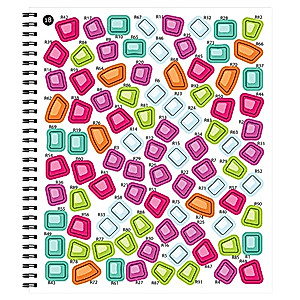 Brain Games - Sticker by Number: Mosaic (20 Complex Images to Sticker)