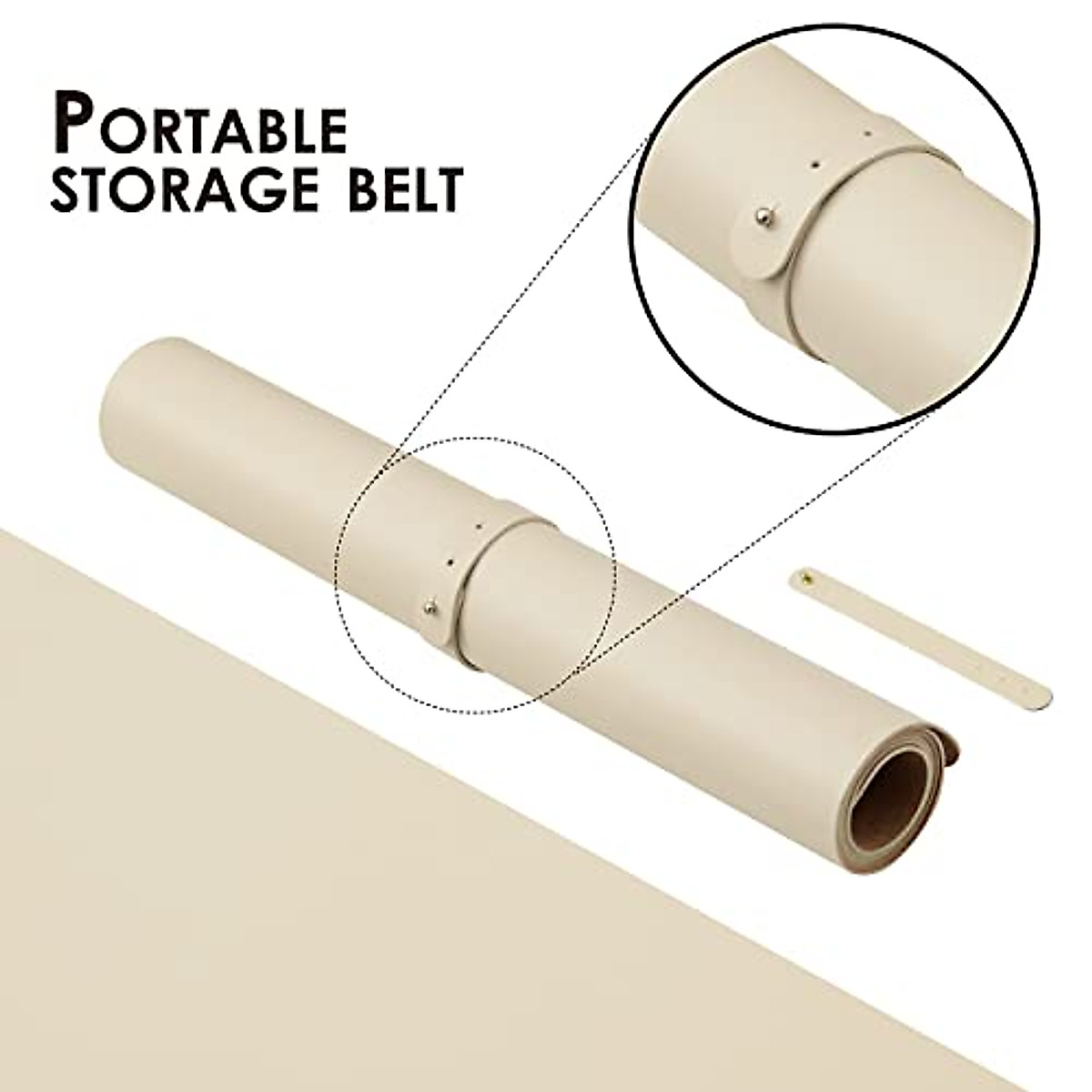 Cork Desk Mat - Dual-Sided Desk Pad for Office and Home - Desk Organization and Accessories - Ideal for Large Mouse Pad and Desk Mats on Top of Desks(Beige,31.5"x 15.7")