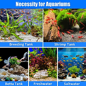 AQUANEAT 6-Pack Pre-Filter Sponge for Aquarium Shrimp Fry Fish Tank Filter 1” Intake, Replacement Foam Cover