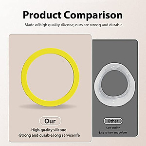 Flush Valve Seal for Kohler, 3-Pack Upgraded Silicone Material Canister Flush Valve Toilet Gasket Replacement Parts for K-GP1059291