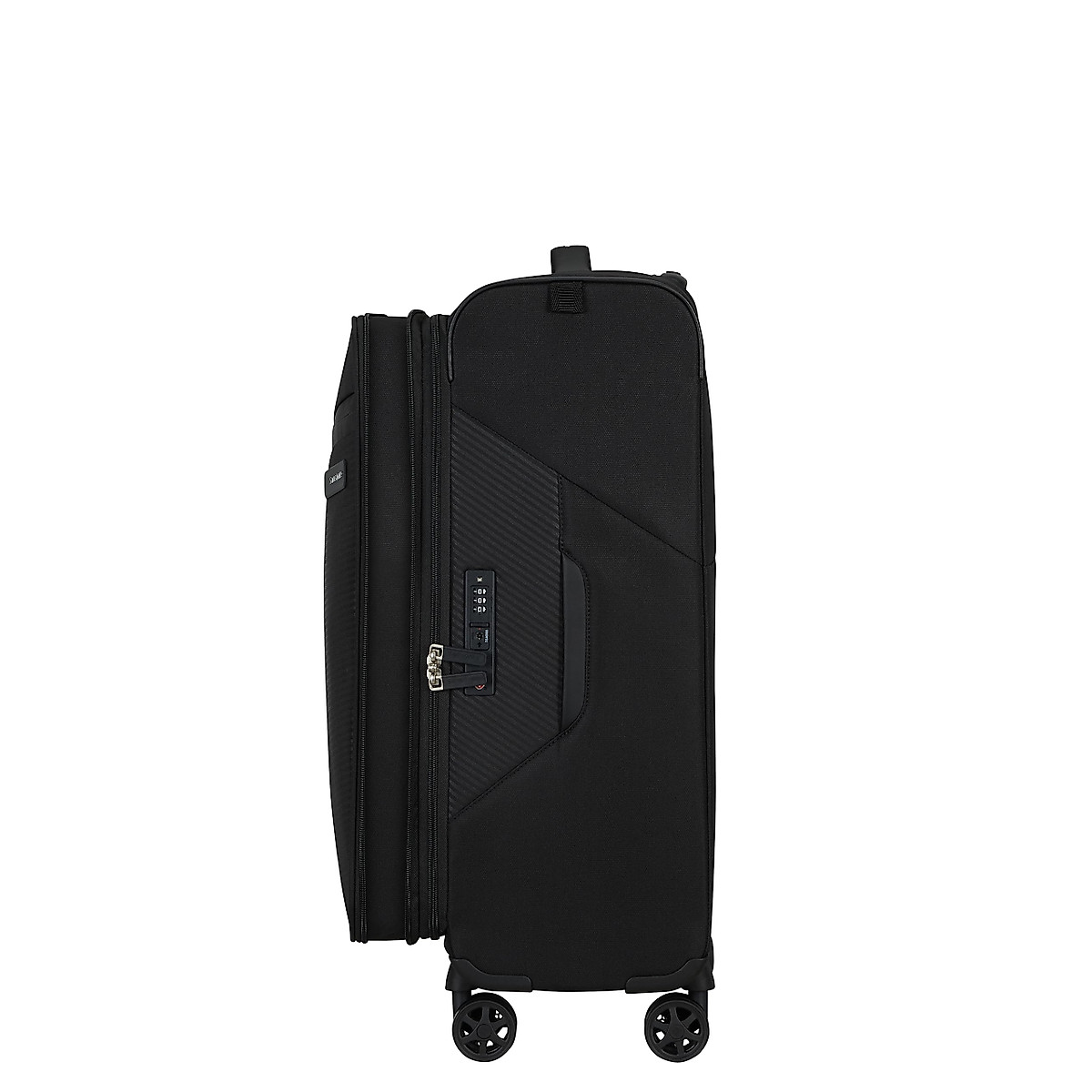 Samsonite Suitcase, Black (Black), Spinner M (66 cm-67/73 L)